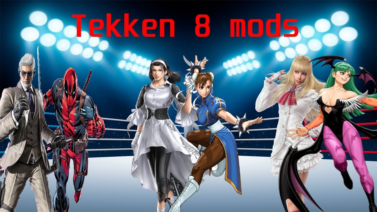 Tekken 8 - Mods da Zueira! Deadpool, Chun-li e Morrigan - YouTube