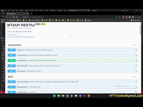 MT5API RESTFull PHP,JS,Node.js,Python,Pascal,.... - YouTube