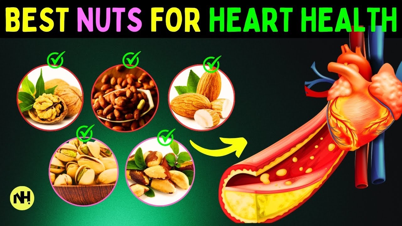Top 5 BEST Nuts For HEART HEALTH - YouTube