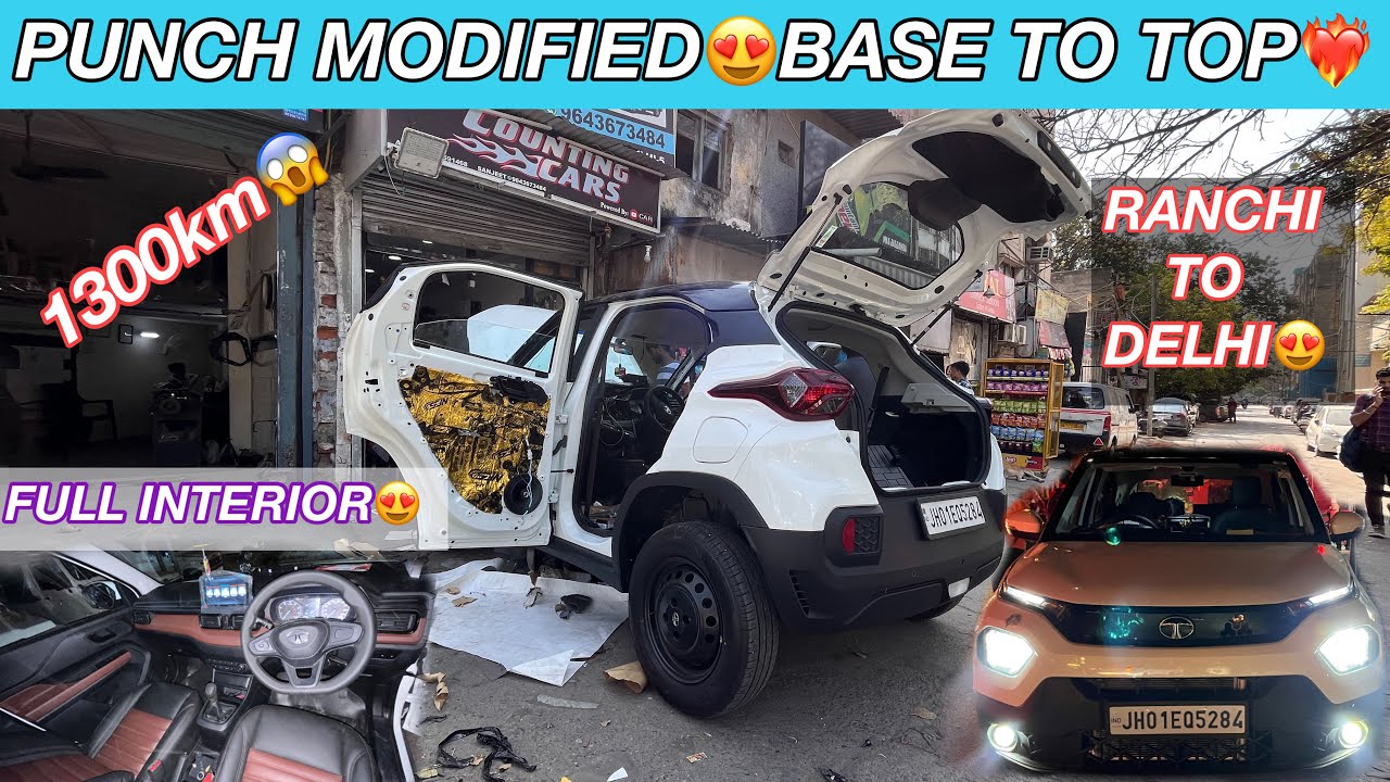 TATA PUNCH MODIFIED ️‍🔥BASE TO TOP🔥TATA PUNCH MODIFICATION😍TATA PUNCH ...