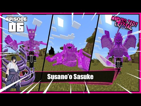 Gua Bangkitkan Susano'o Sasuke di Minecraft Survival Naruto Jedy ...