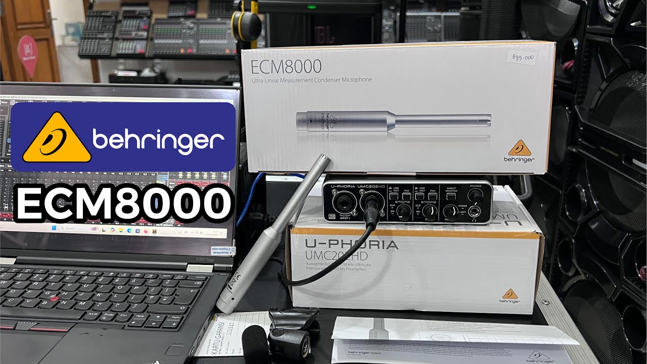 Condenser Microphone Behringer ECM8000 Ultra Linear Measurement - YouTube