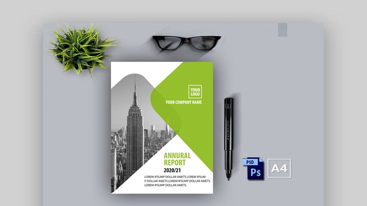 How to create a beautiful cover page design in photoshop । Photoshop ...
