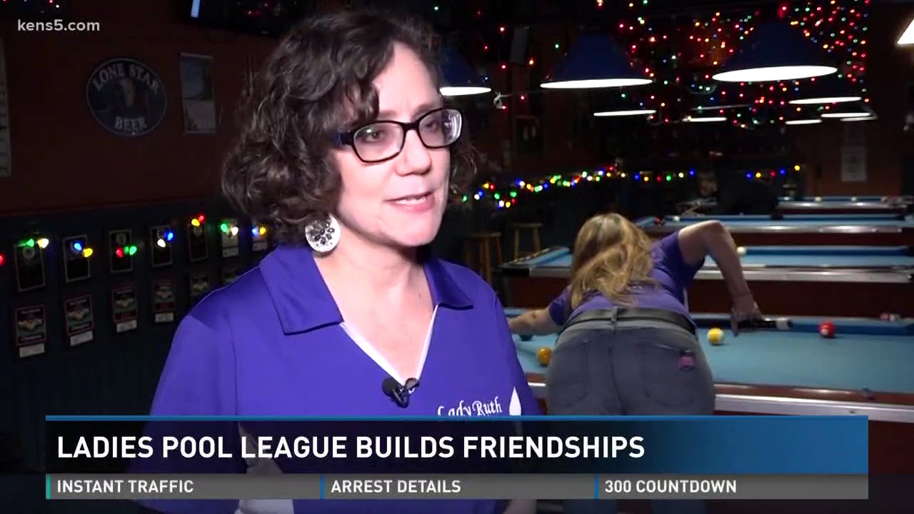Ladies pool league builds friendships, teamwork - YouTube