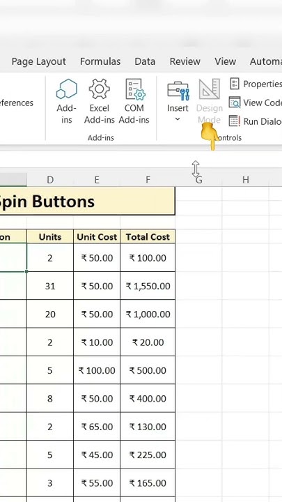 Boost Your Excel Skills By Adding Spin Button For Dynamic Data Control Exceltips Dataspin