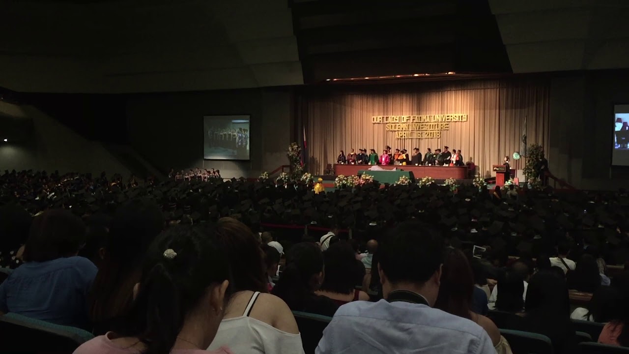 OLFU HYMN during graduation - YouTube