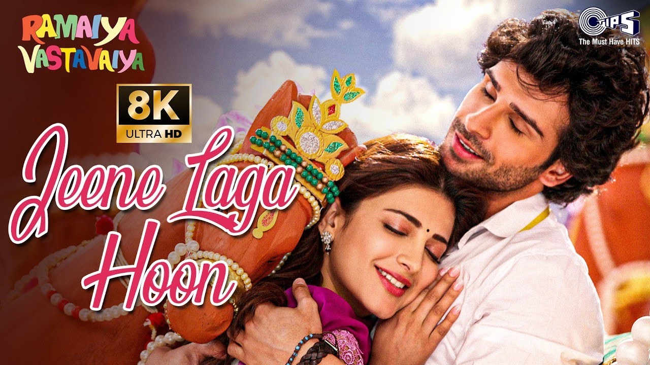 Jeene Laga Hoon 8K Video |Ramaiya Vastavaiya,Girish Kumar, Shruti ...