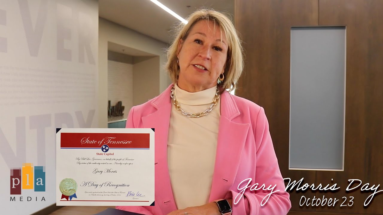 Sarah Trahern CEO of CMA presents Gary Morris with Day of Recognition ...