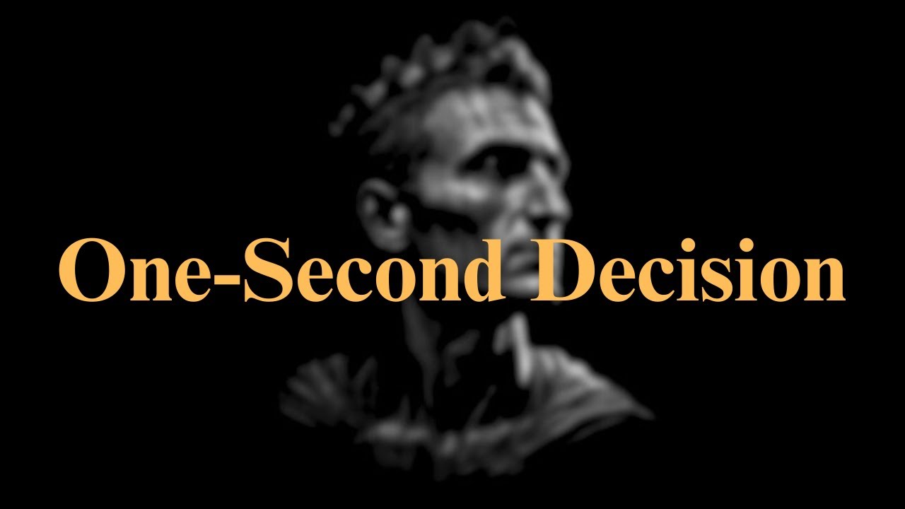 How "One-Second Decisions" can help through hardships and how important ...