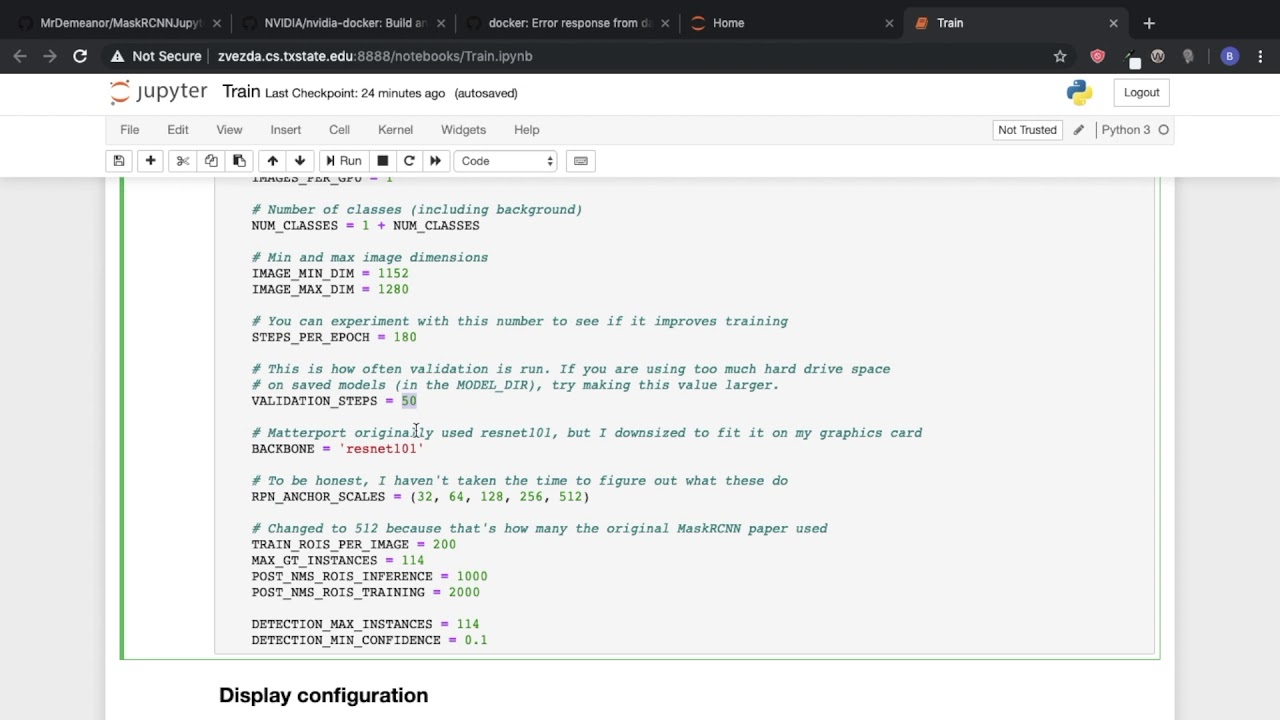 Maskrcnn How To Part 2 Training A Model Youtube