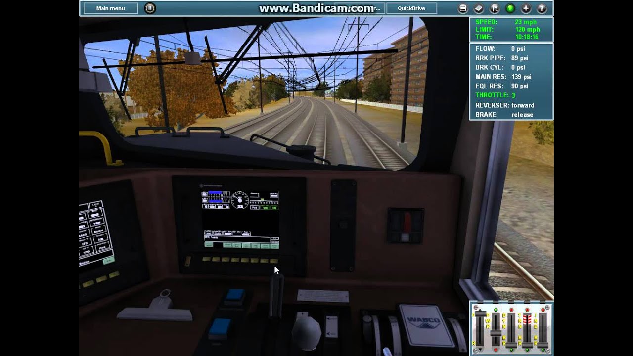 Trainz 2012 BNSF DASH-9 cab ride - YouTube
