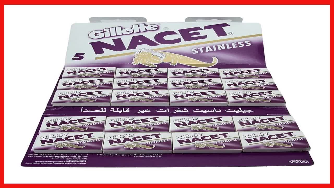 Great product - 100 NACET STAINLESS Double Edge Razor Blades - YouTube