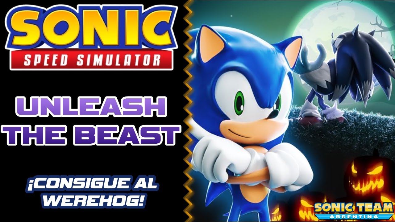 SONIC SPEED SIMULATOR | Unleash the Beast (WEREHOG Event) | GUIA - YouTube