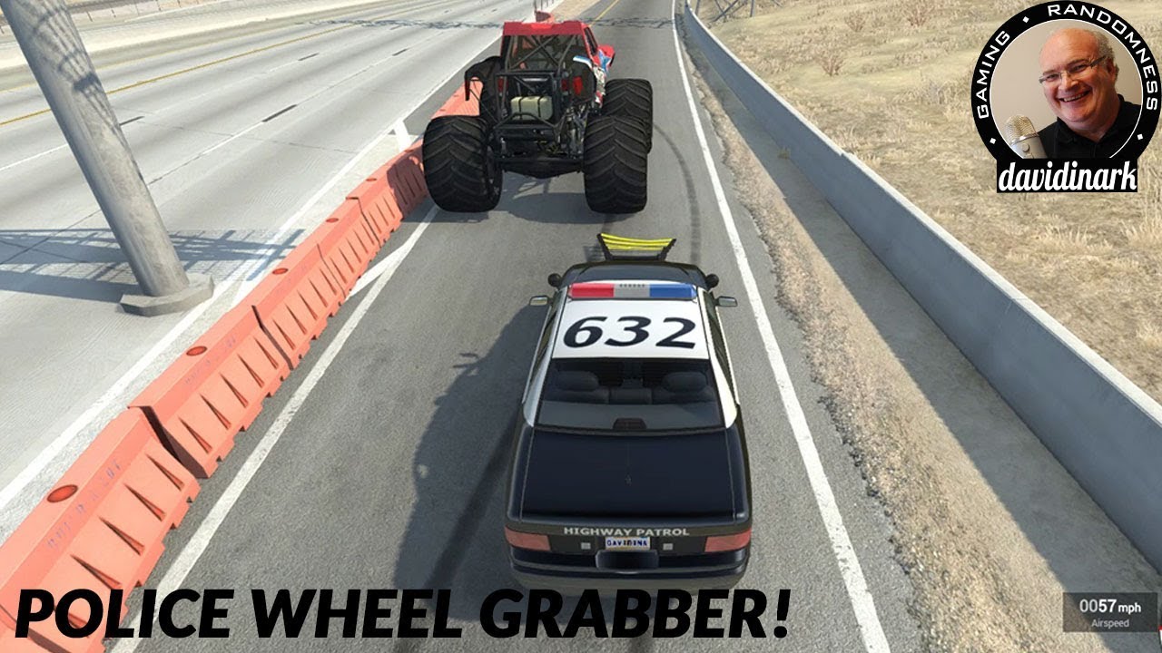 BeamNG Drive - Police Wheel Grabber v1 - YouTube
