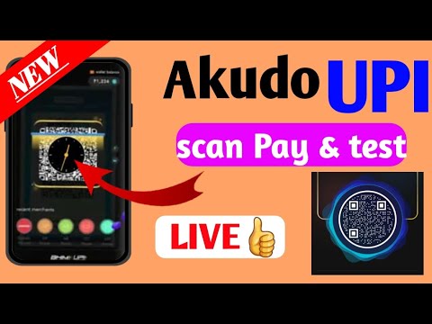 Akudo upi payment test. QR Live. Akudo upi error solve. Akudo minor upi ...
