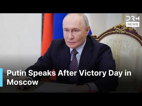 JUST IN: Russian President Vladimir Putin Speaks After Victory Day in Moscow | AC15
