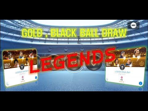 [PES2019 MOBILE] LEGENDS GOLD,BLACK BALL DRAW #24rd video - YouTube