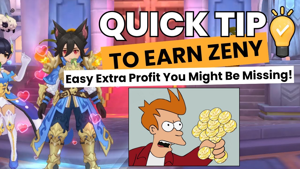 2025 ROM Classic - QUICK TIP: TO EARN ZENY | Extra Profit You Might Be ...