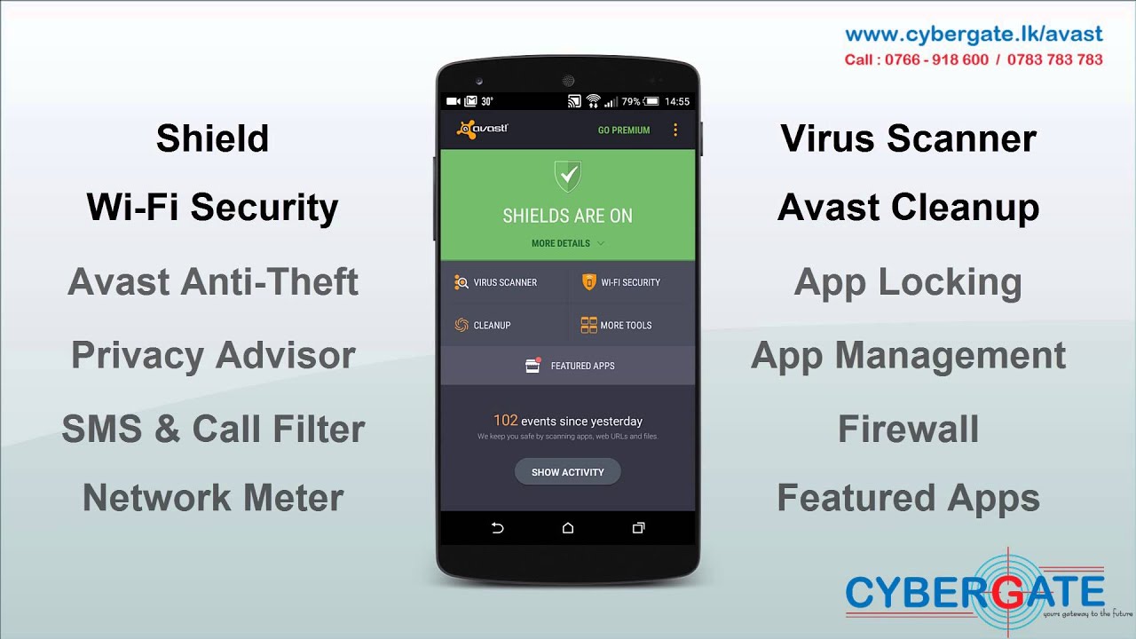 Avast Mobile Security - User Interface (සිංහල) - YouTube