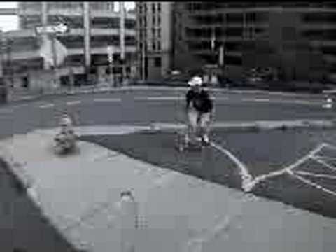 Guy hit fire hydrant - YouTube