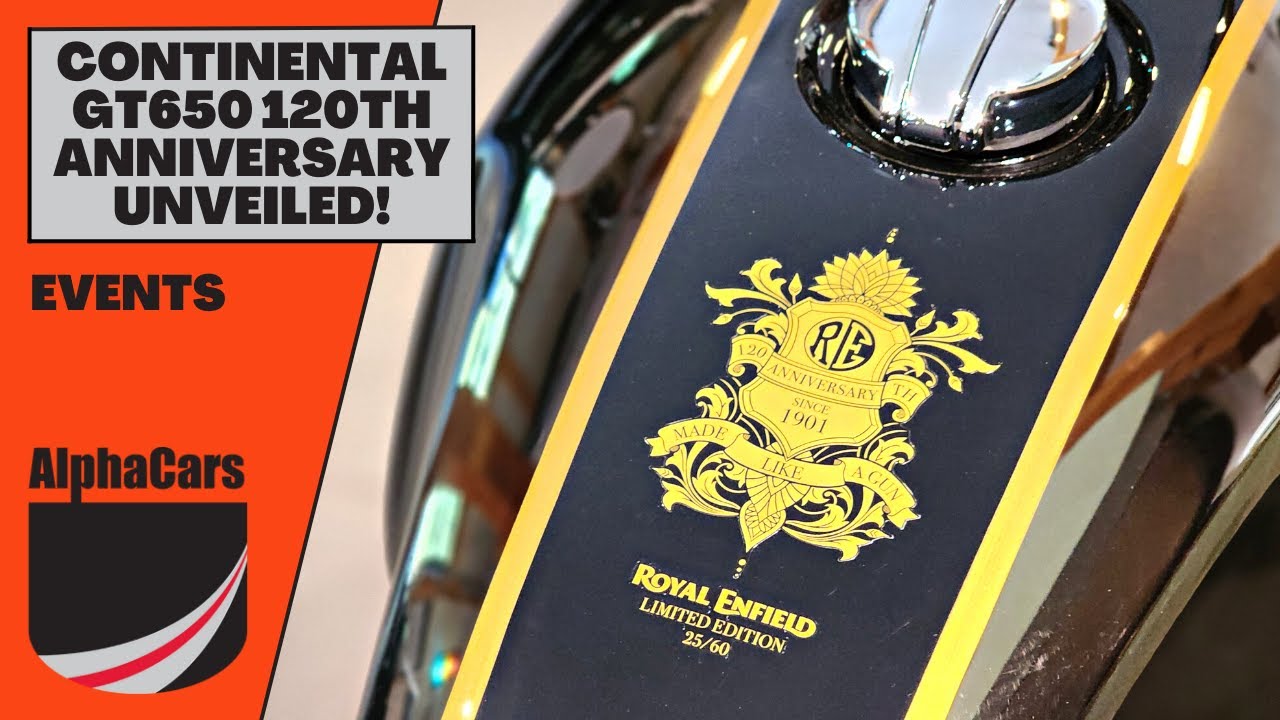 We Unveiled the Royal Enfield Continental GT 650 120th Anniversary at ...