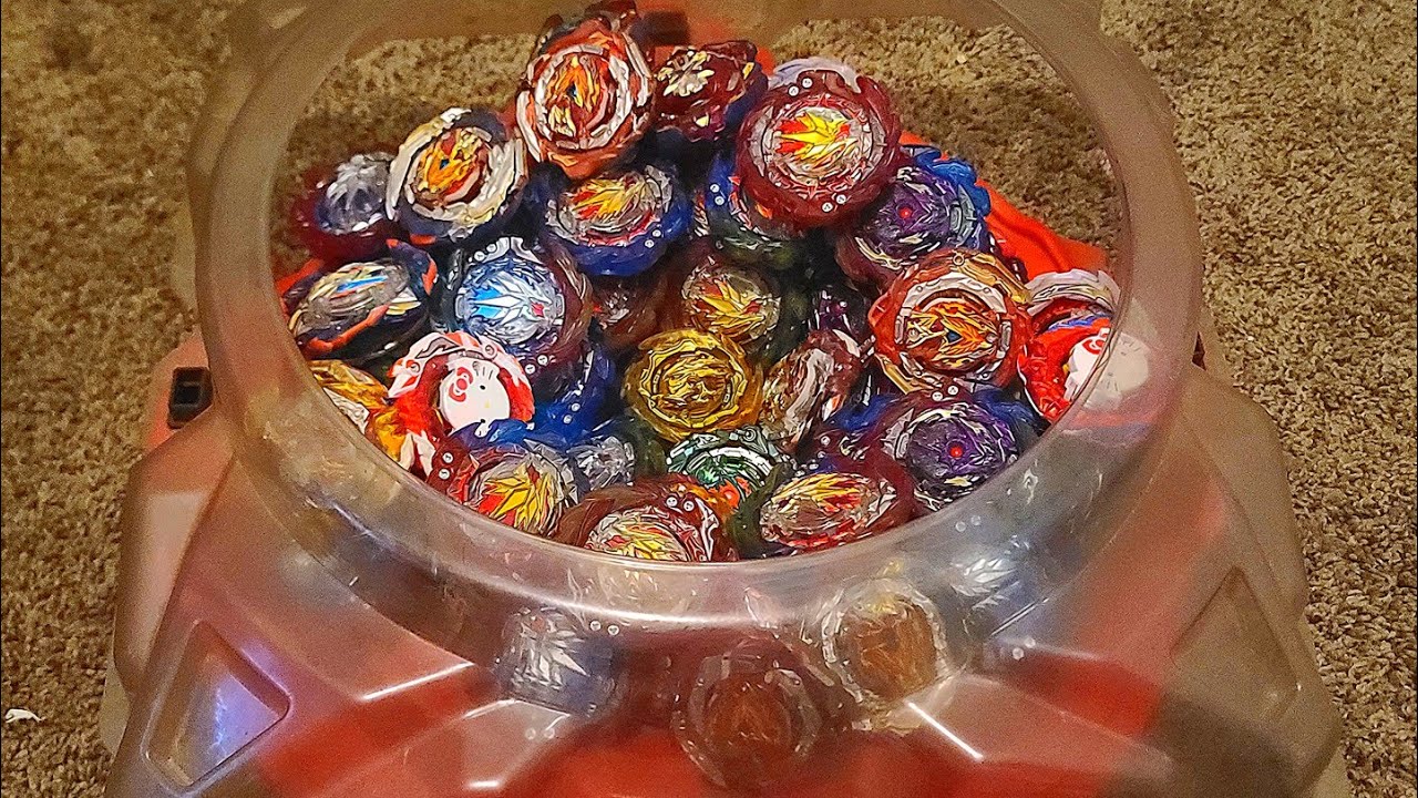 MUGEN GOLD RARE BEY DYNAMITE PERSEUS VS ALL BU BEYS! ULTIMATE Beyblade ...