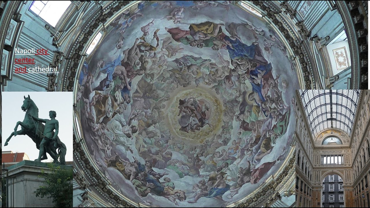 Naples or Napoli Cathedral / Duomo and Napoli city center World UNESCO ...