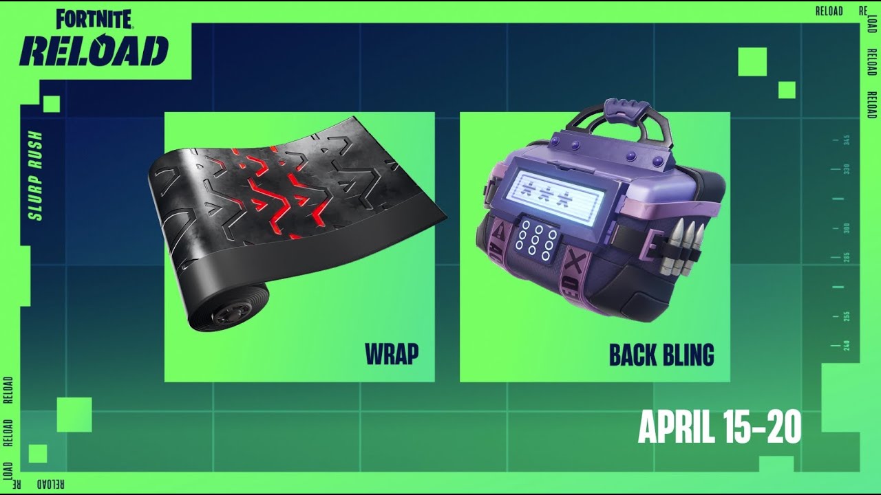 HOW TO UNLOCK NEW FORTNITE SLURP RUSH TWITCH DROPS FREE REWARDS RELOAD ...