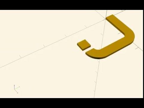 OpenSCAD Animation Example - YouTube