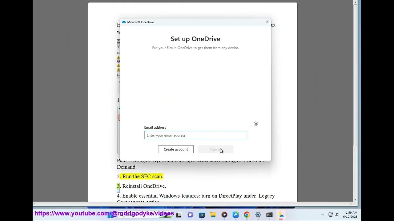 Fix Session Cloud Files Diagnostic Event Listener Failed To Start With Error 0xc0000022 Youtube