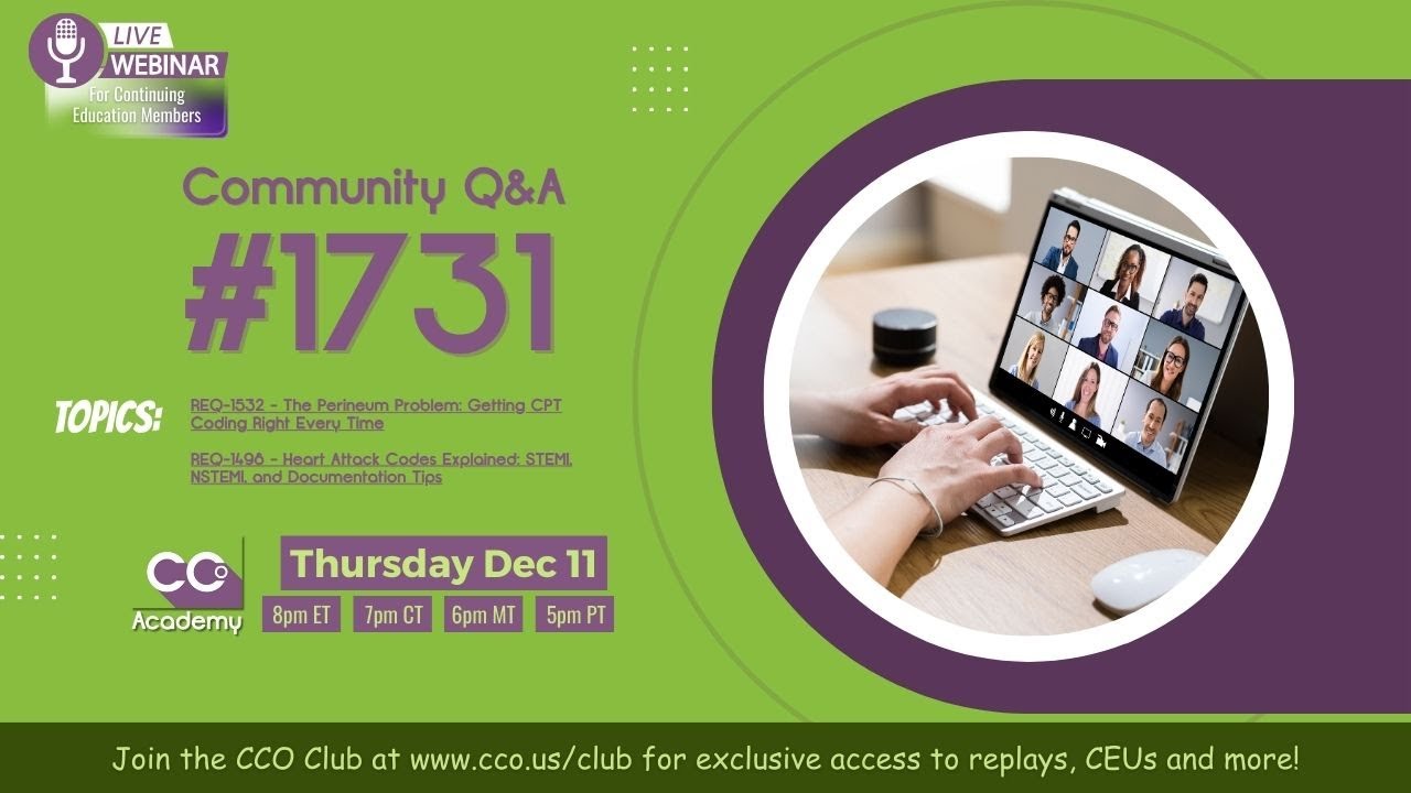 CCO Community Q&A #1731 📱 - YouTube