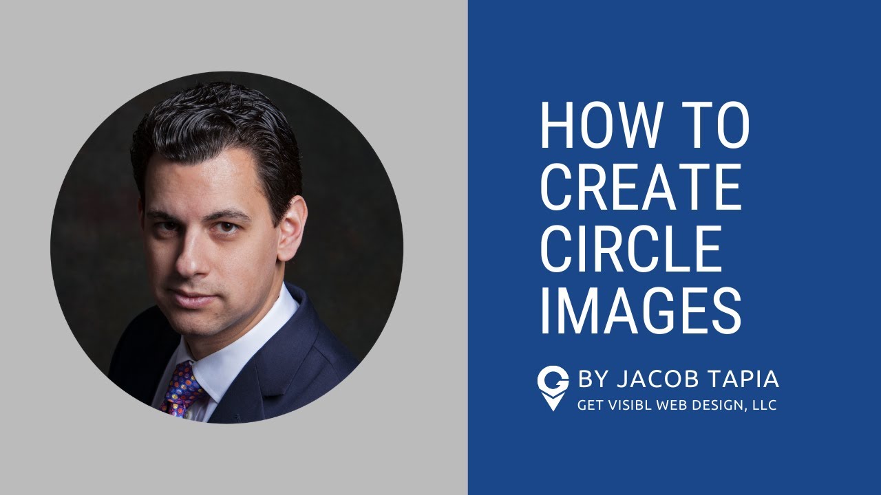 Tutorial: How To Create Circle Thumbnail Images With Photopea - YouTube