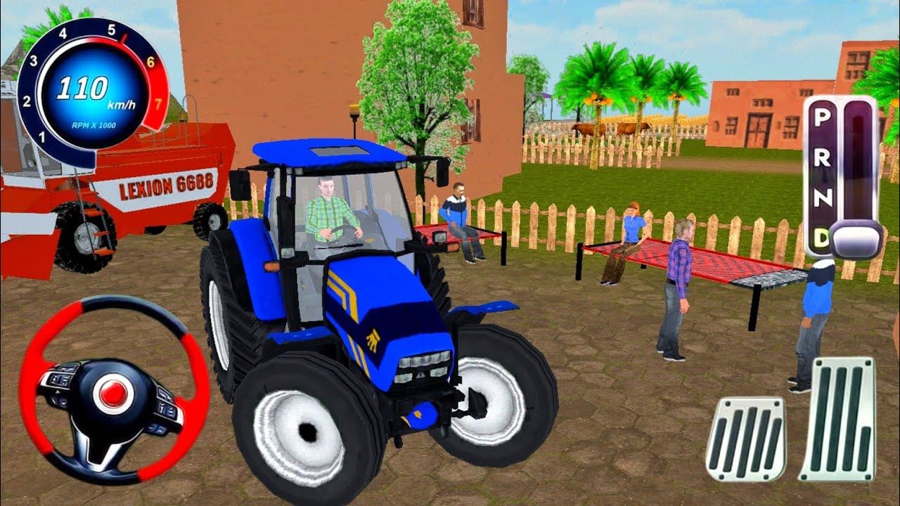 New Tractor Games Real Farming - Best Tractor Wala Tractor trali Tractor Driving 3D Android ...
