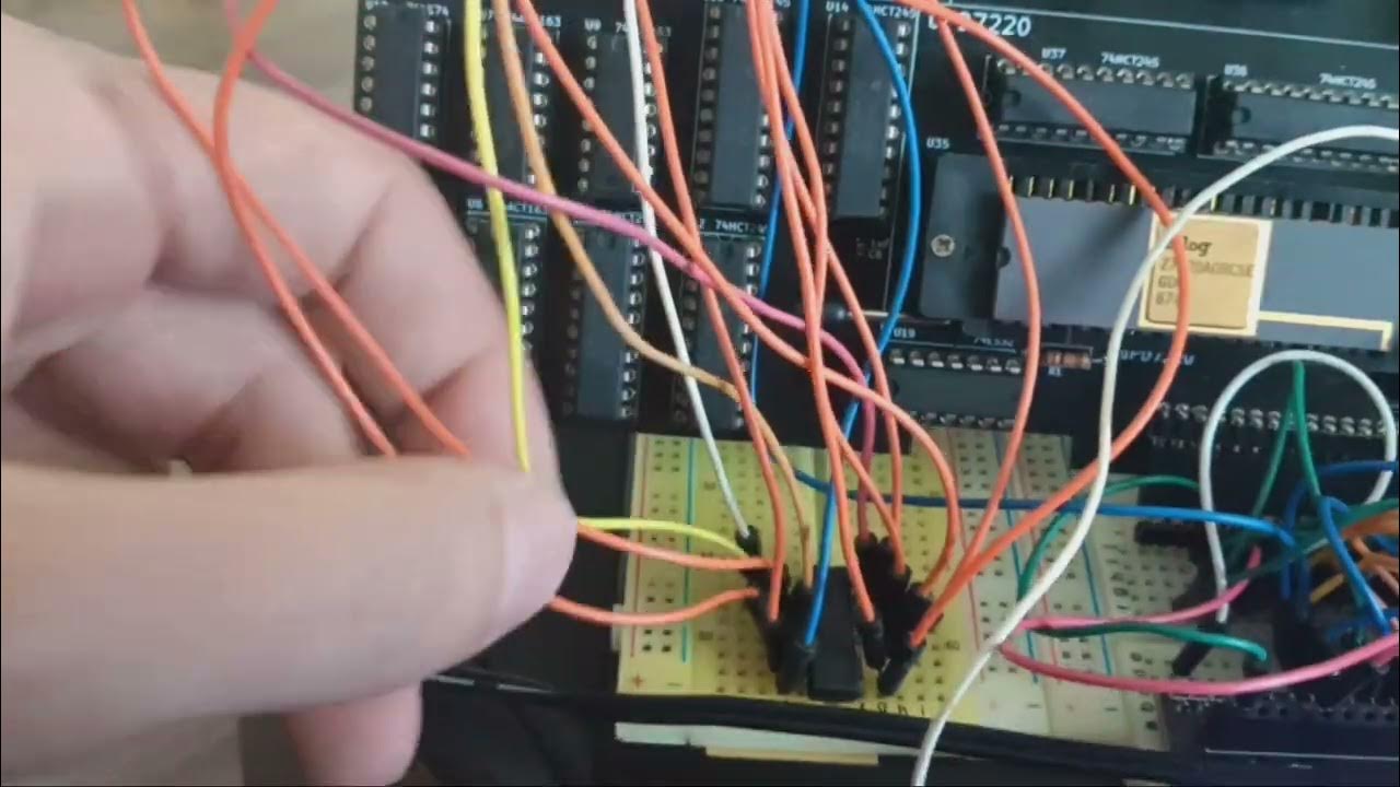 uPD7220 Card V2 Debugging - YouTube