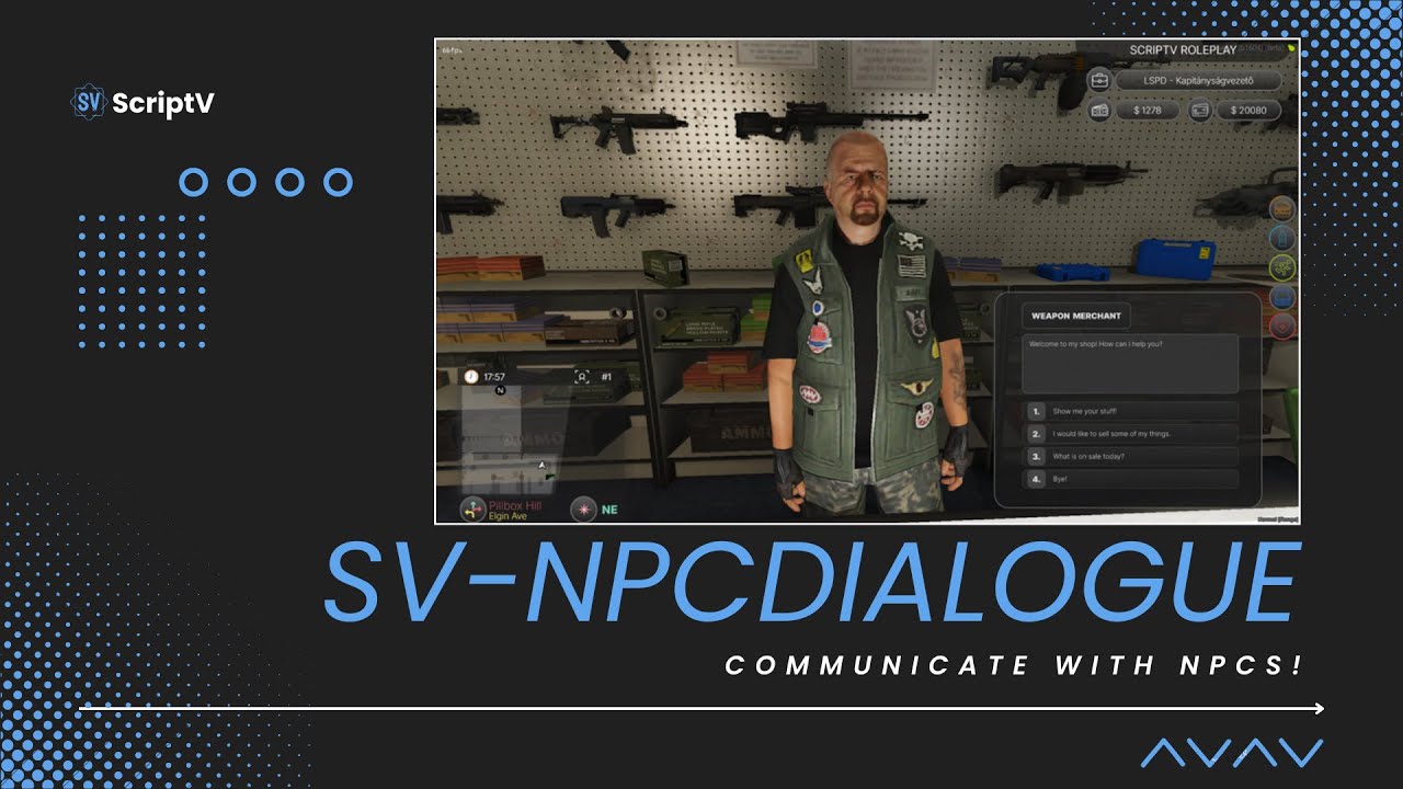 NPC DIALOGUE - BERAKÁS ÉS CONFIGOLÁS (SV-NPCDIALOGUE) - YouTube