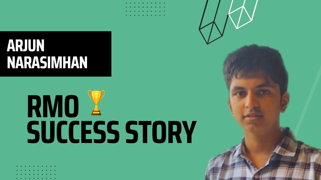How did Cheenta help Arjun in his preparation for RMO? | Arjun Narasimhan | Math Olympiad ...