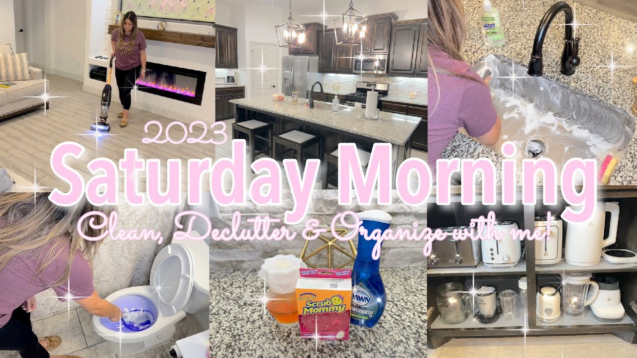 SATURDAY MORNING CLEAN WITH ME! | CLEANING MOTIVATION | DECLUTTER ...