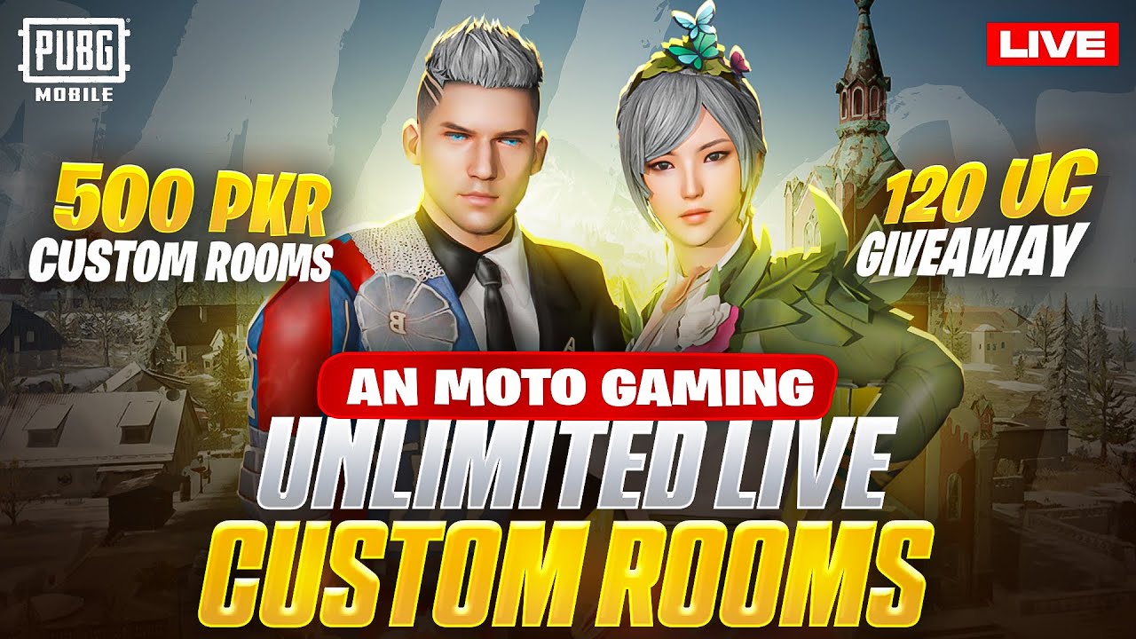 PUBG LIVE ROOMS || PUBG LIVE CUSTOM ROOMS || PUBG MOBILE LIVE CUSTOM ...