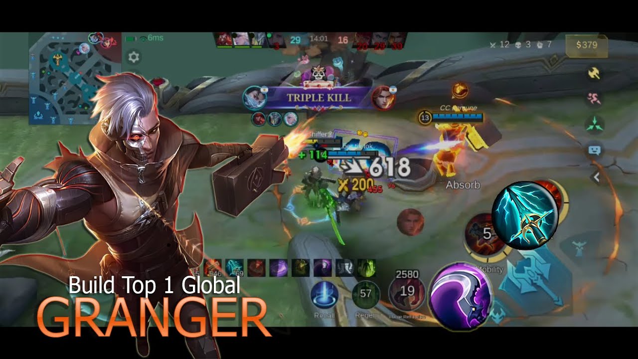 Granger Jungle - build Top 1 Global | Mobile Legends - YouTube