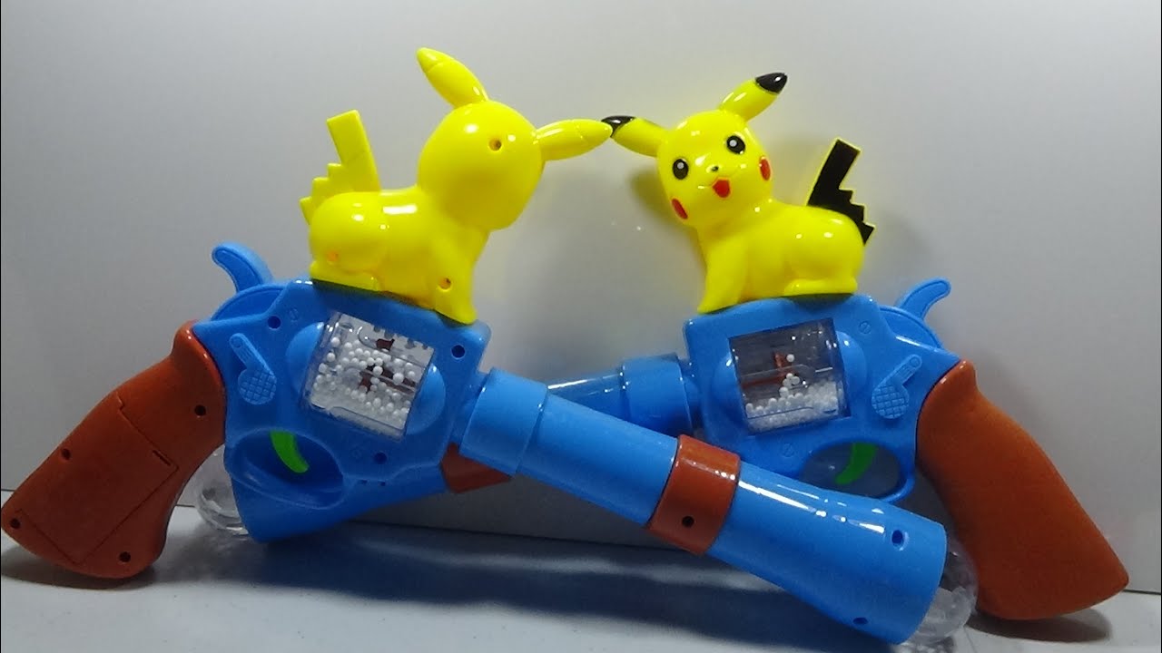 Pikachu Pokemon Flashing Lights Guns - YouTube