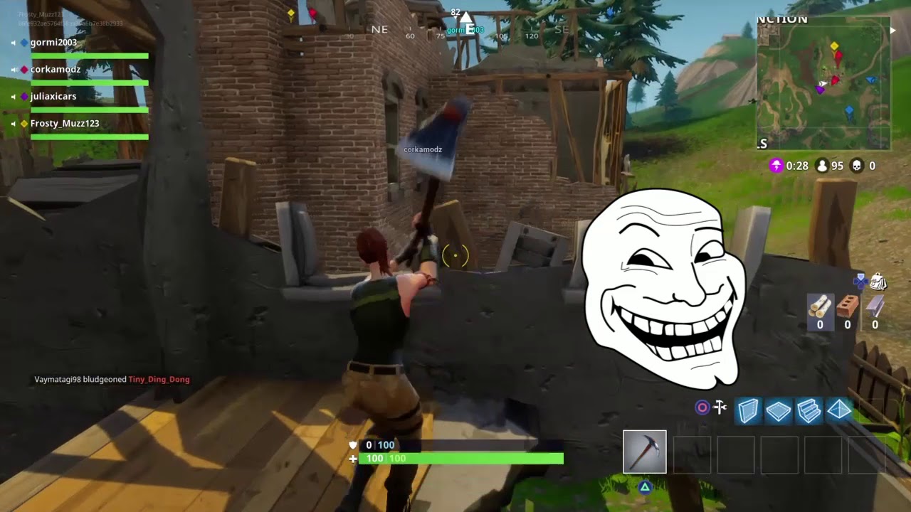 Fortnite troll - YouTube
