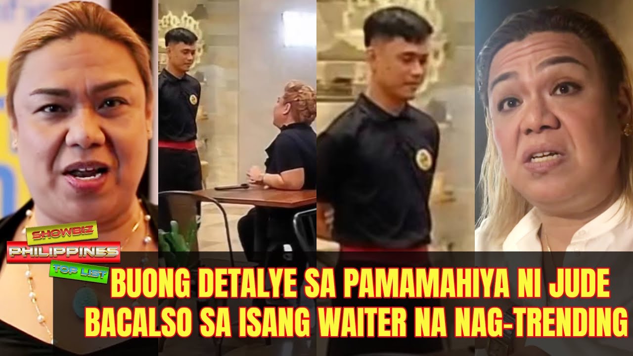Buong Detalye sa Pamamahiya ni Jude Bacalso sa Isang Waiter na Naging ...