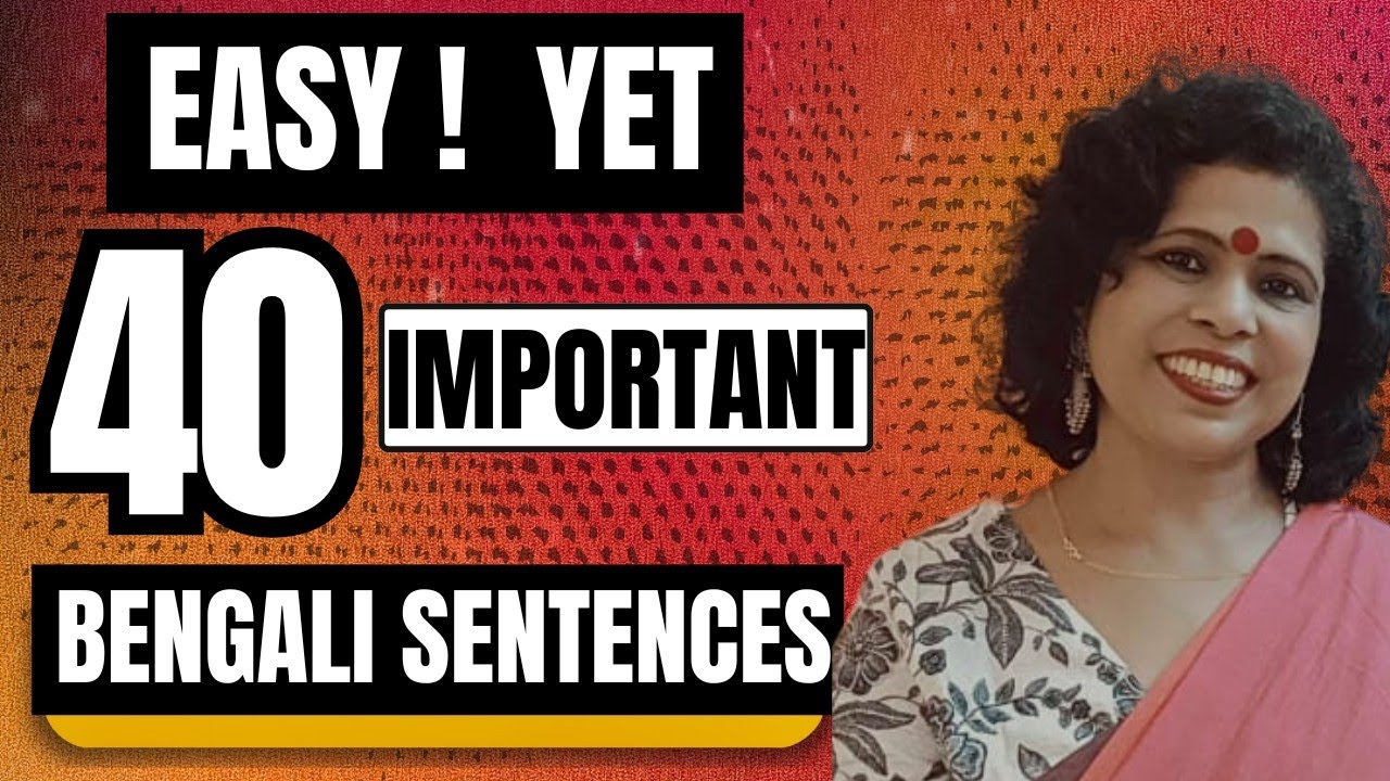 Bengali Learning For Beginners ll 40 Important Bengali Sentences ll Kolis Study Point - YouTube