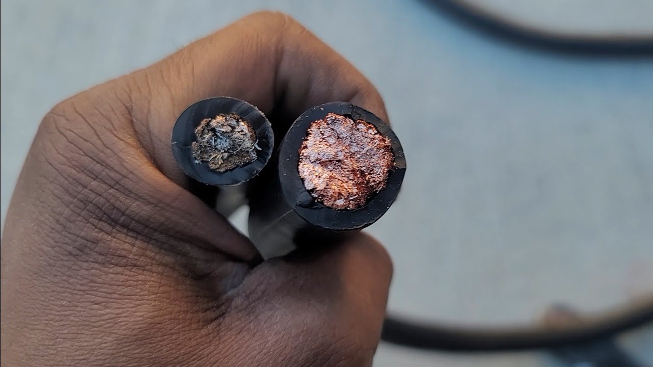 Some Of The Thickest Car Audio Cable You Can Buy - YouTube