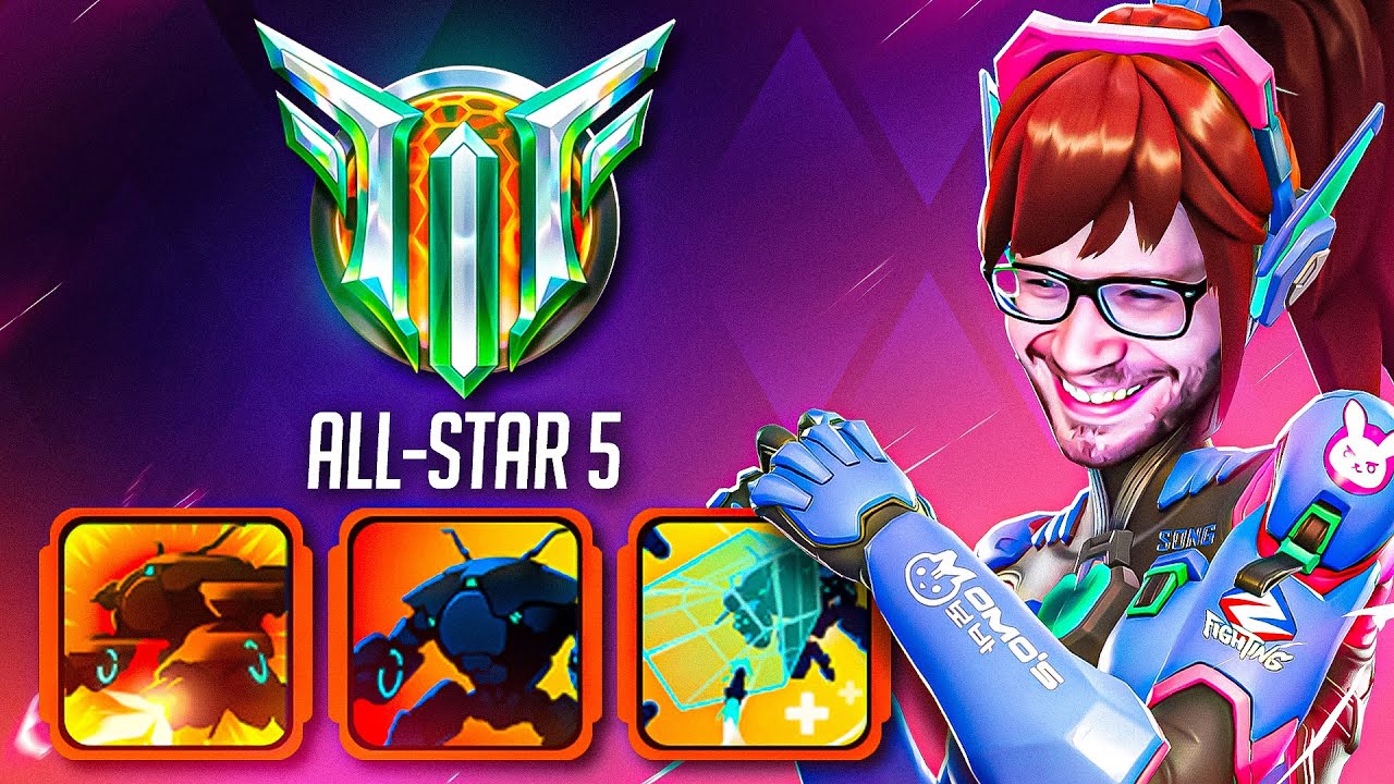 I Used My New Favorite Dva Build To Reach All-Star In Overwatch Stadium ...