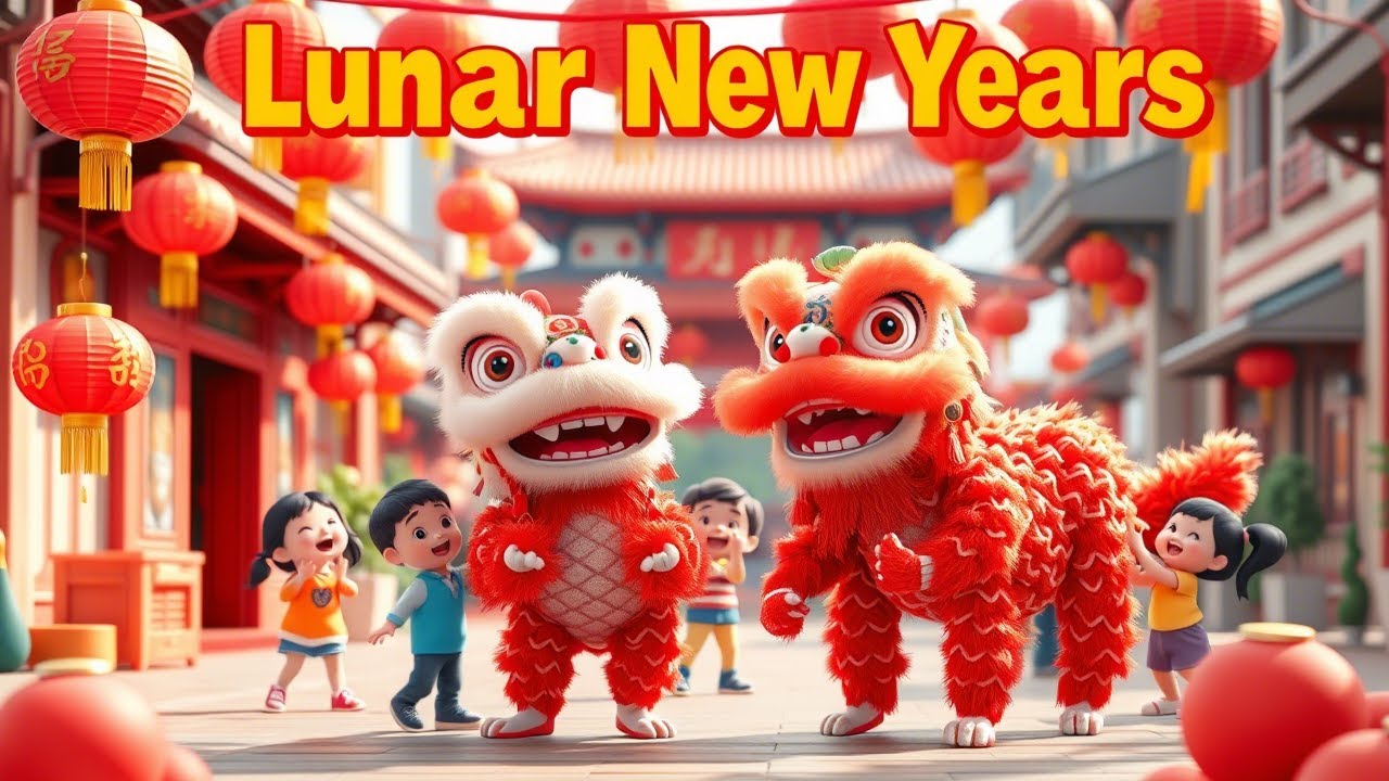 Lunar New Years Song. Chinese New Years Educational Sing Along ...