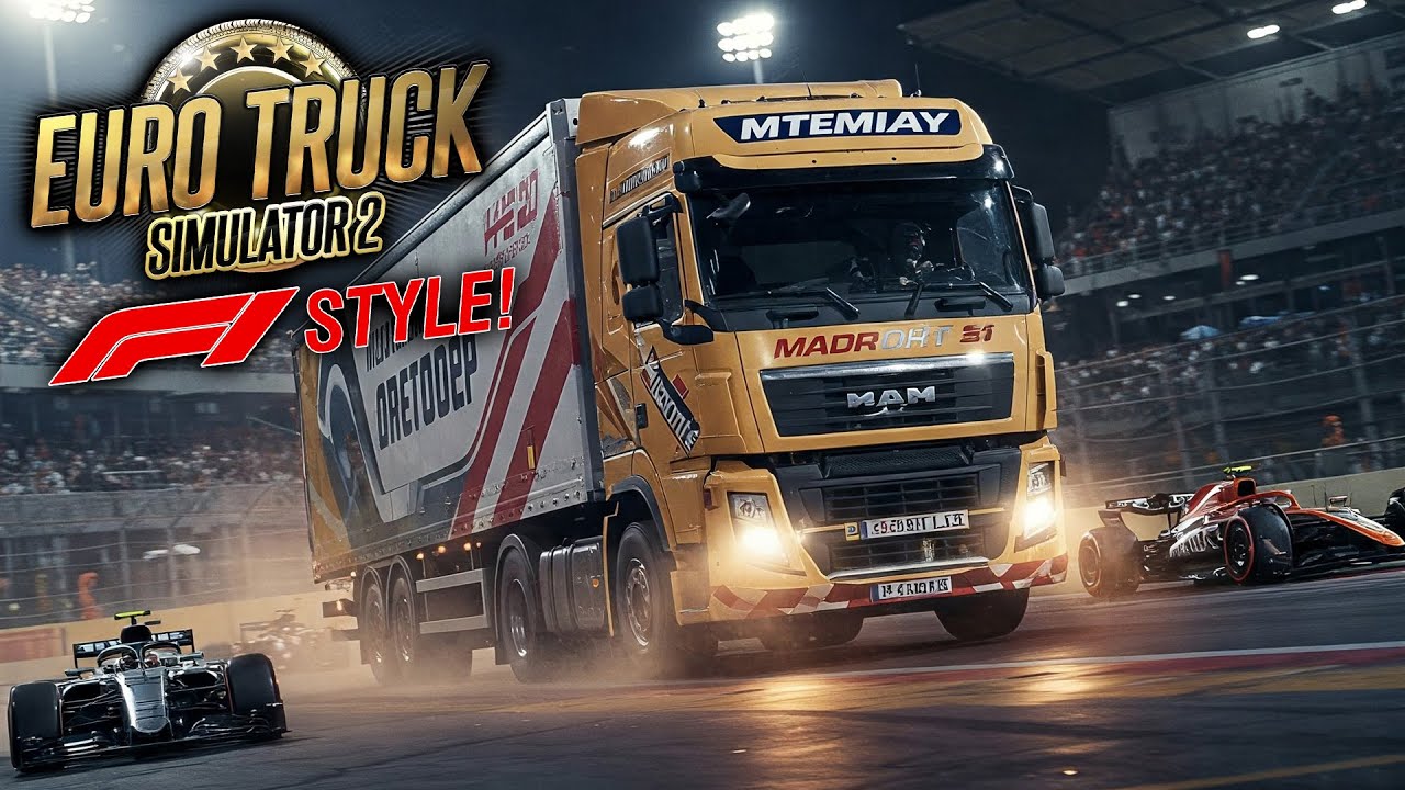 Euro Truck Simulator 2… in an F1 Motion Rig! - YouTube