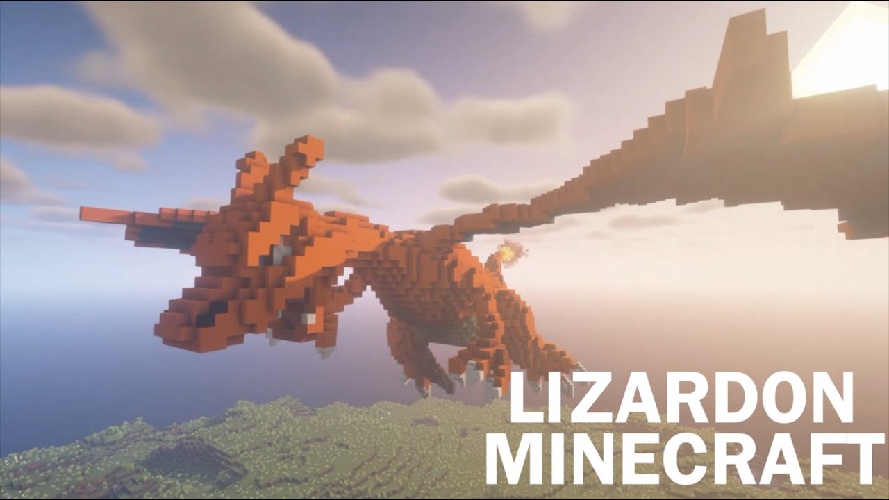 Pokémon Lizardon in MINECRAFT - YouTube