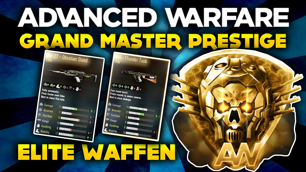 Advanced Warfare - Elite Waffen freischalten! - Grand Master Prestige ...