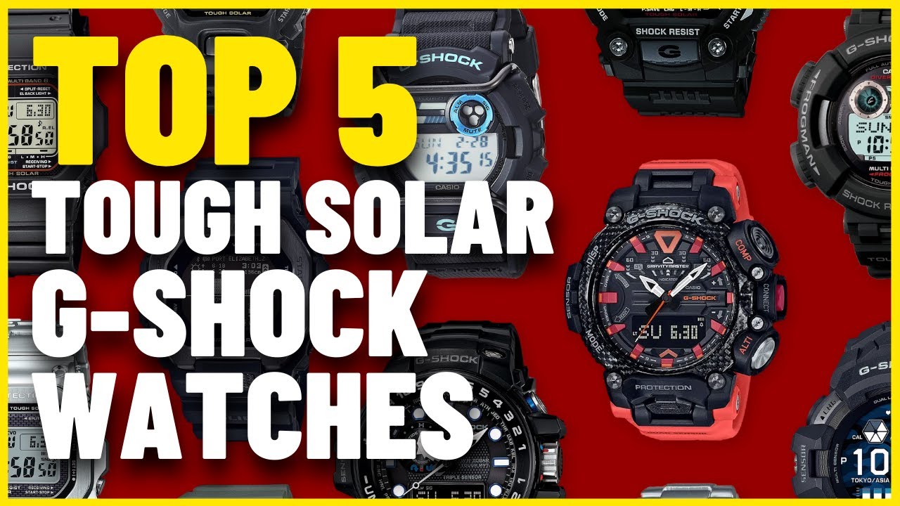 Top 5 Best Tough Solar G-Shock Watches (2023) - YouTube